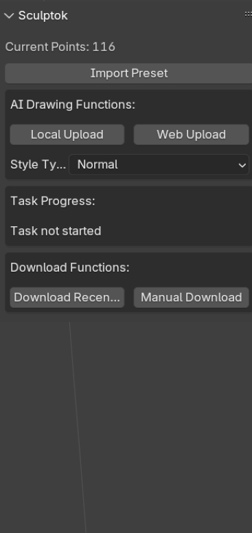 Sculptok depth map generator